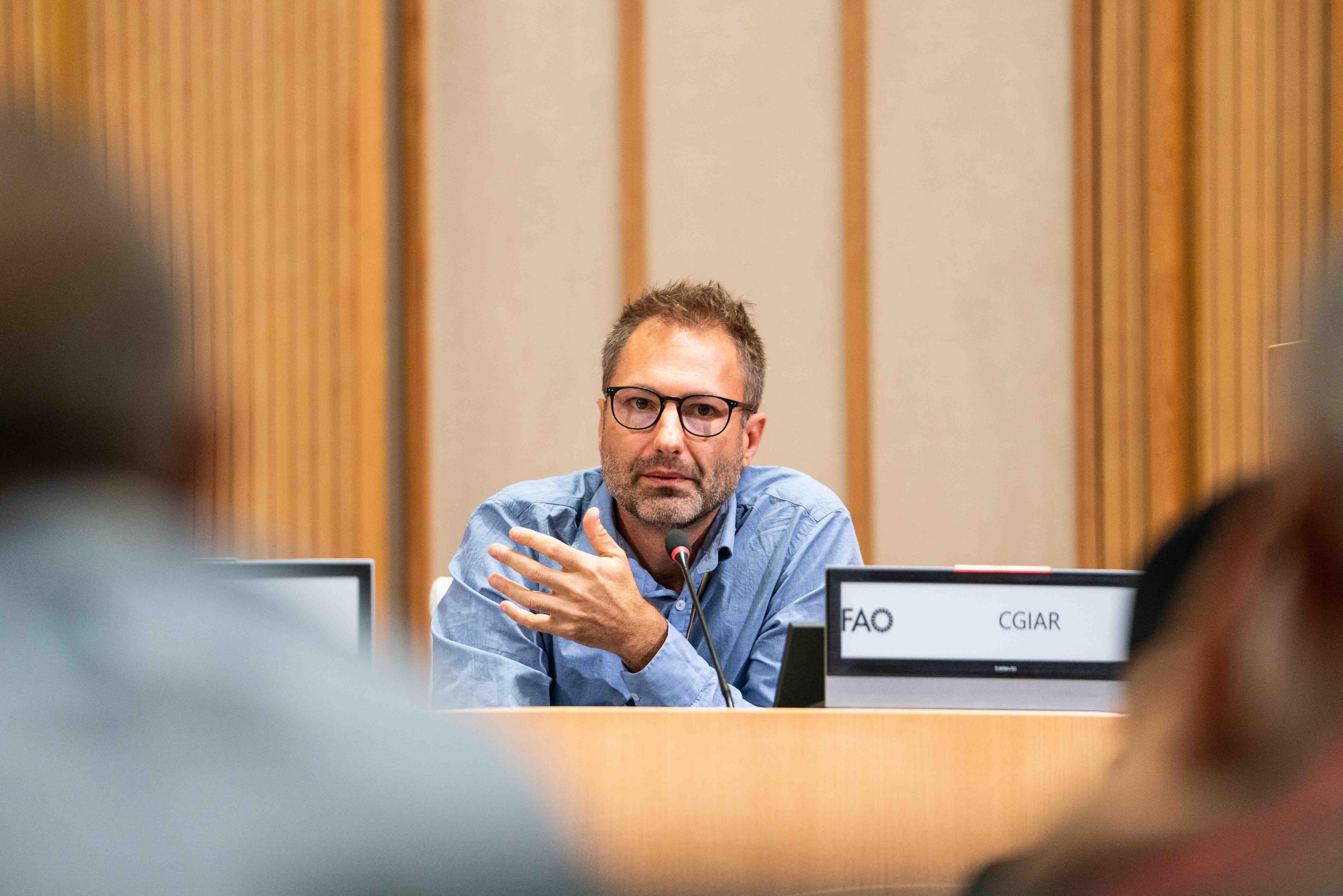 Mathieu Rouard, CGIAR2 - ITPGRFA OEWG12 - 17Sep2024 – photo | IISD ...