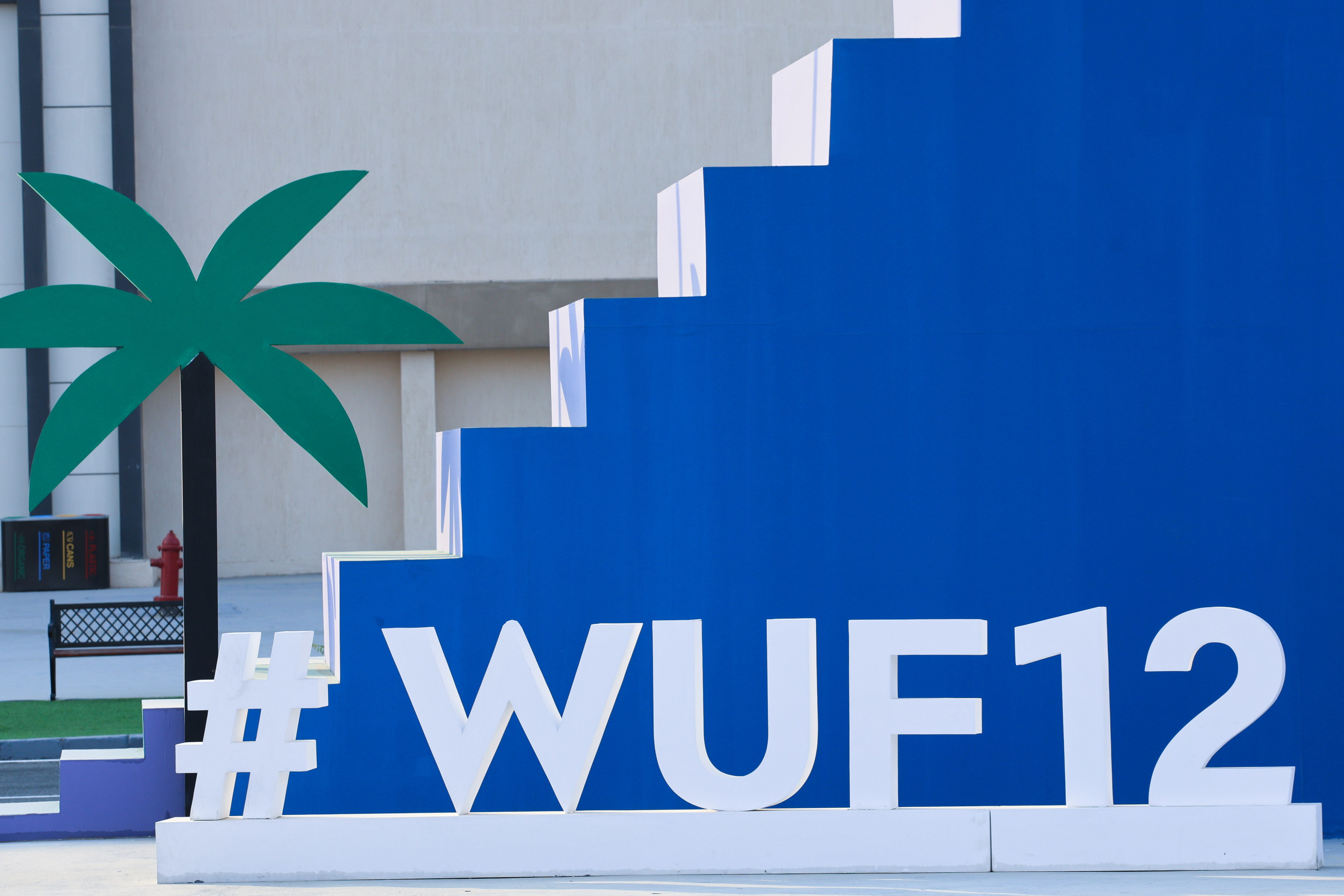 WUF12 sign 1 - WUF12 - 8Nov2024 - Photo | IISD Earth Negotiations Bulletin