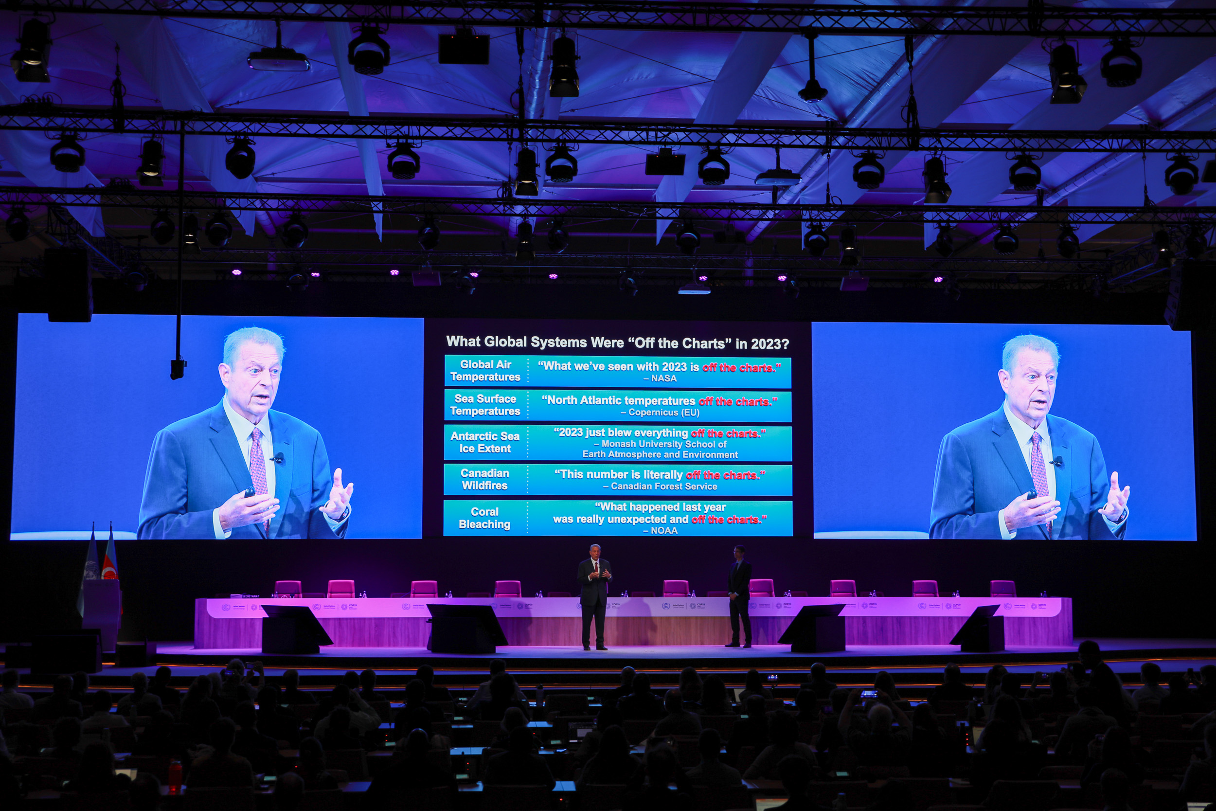 Al Gore 2 - UNFCCC-COP29 - 15Nov2024 - Photo | IISD Earth Negotiations ...