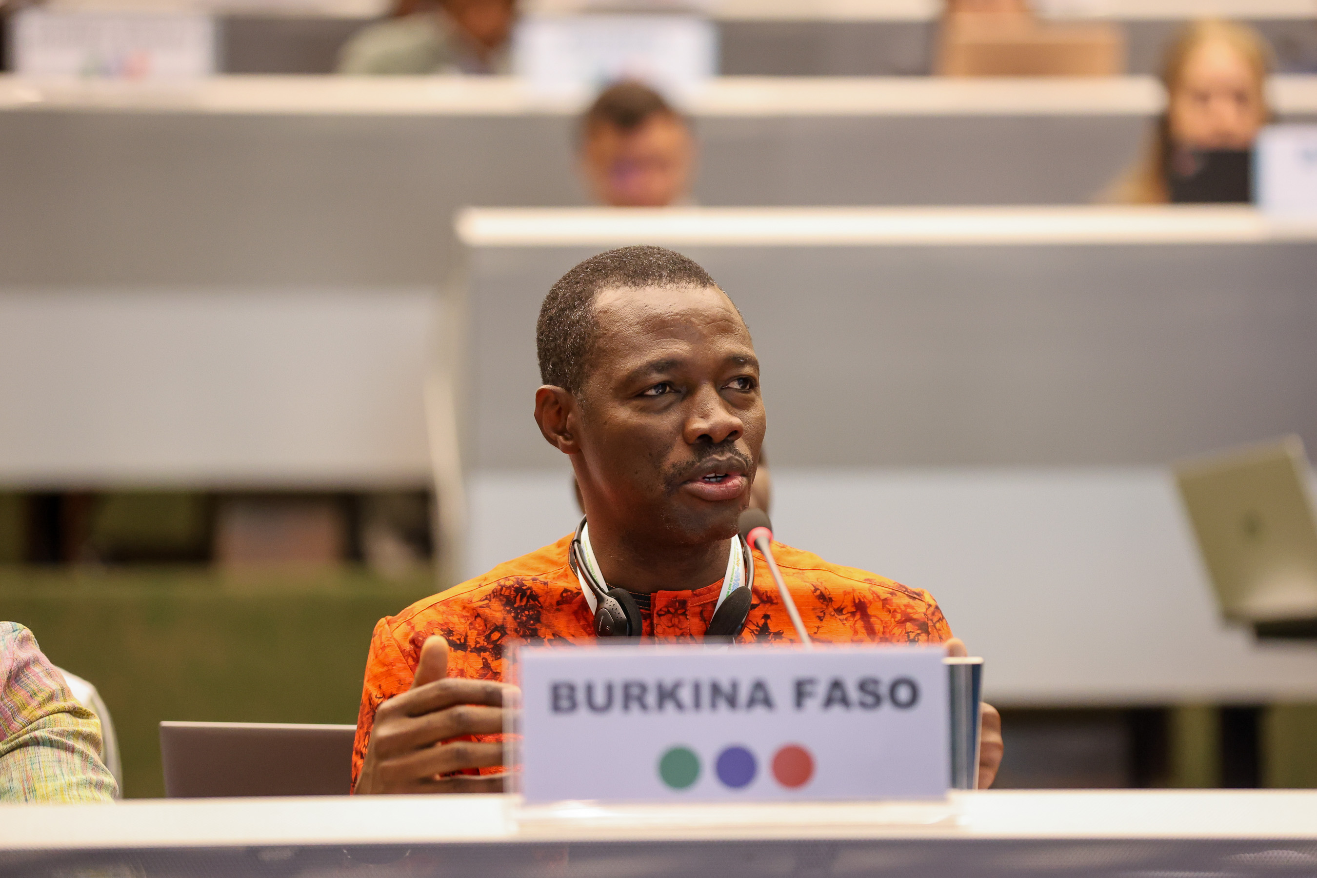 Roger Baro, Minister of the Environment, Water, and Sanitation, Burkina ...