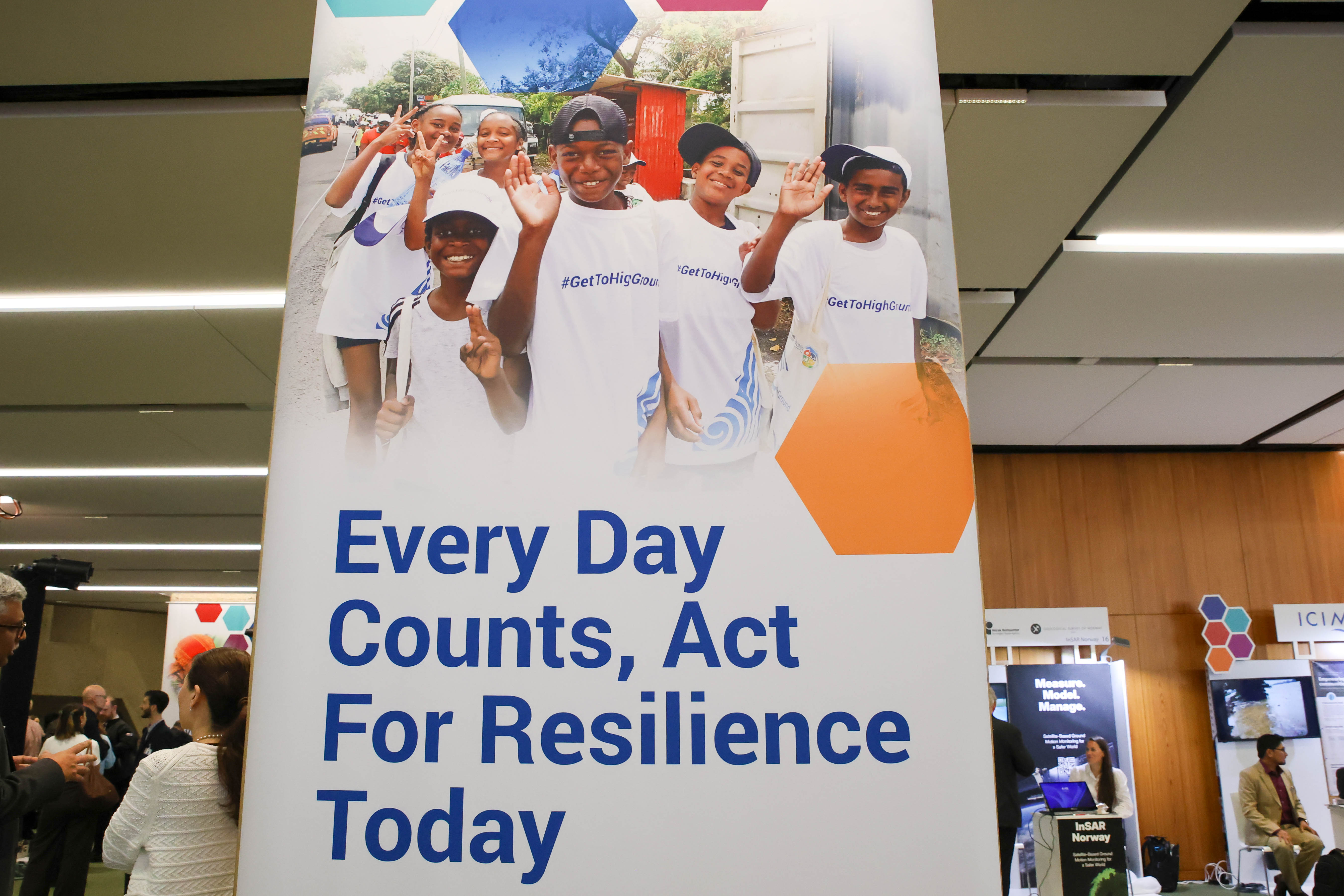 Every day counts banner - 8GPDRR - 5Jun25 - Photo | IISD Earth ...