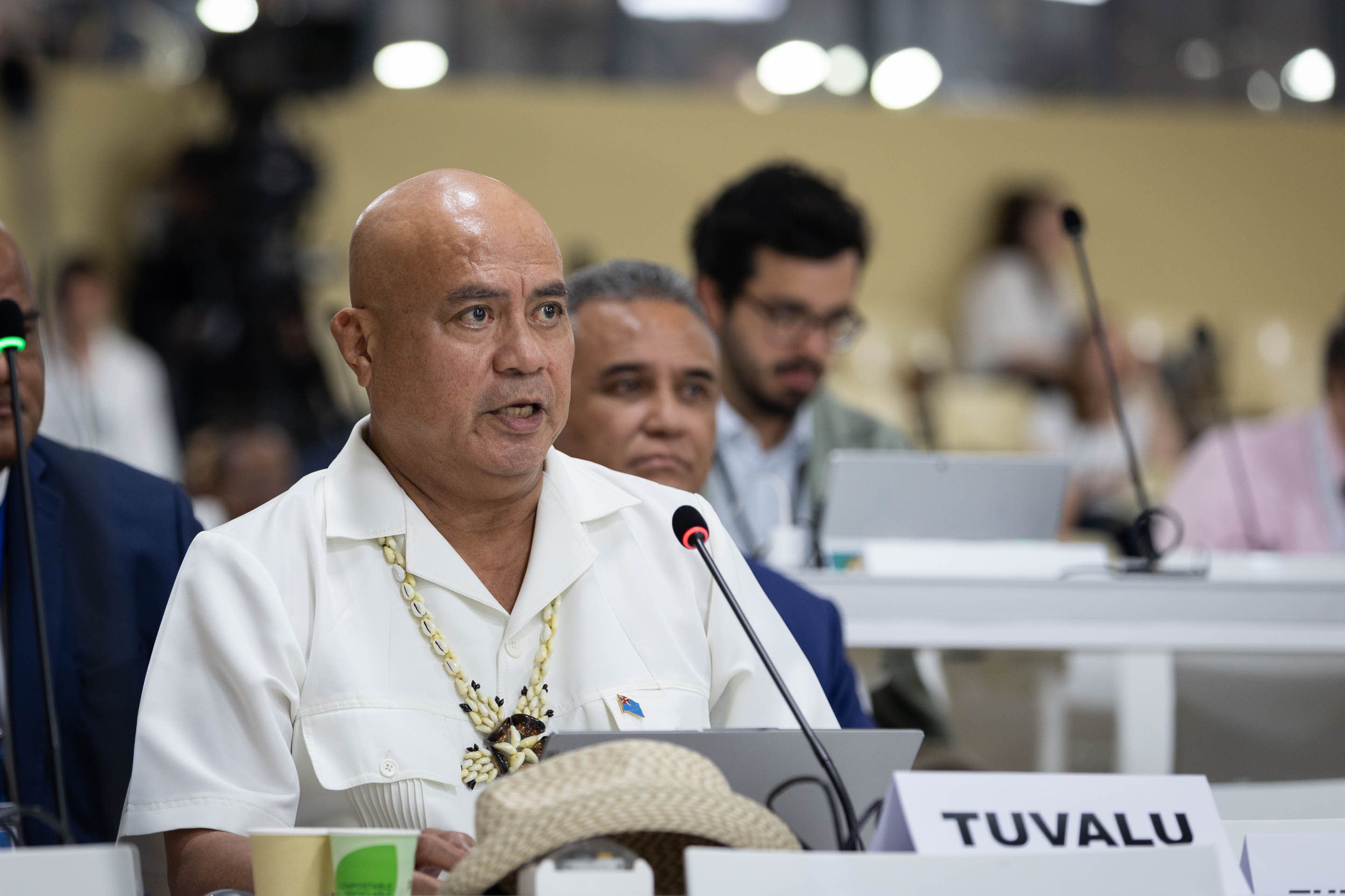 Feleti Teo, Prime Minister of Tuvalu - UNOC3 - 9Jun25 - photo | IISD ...