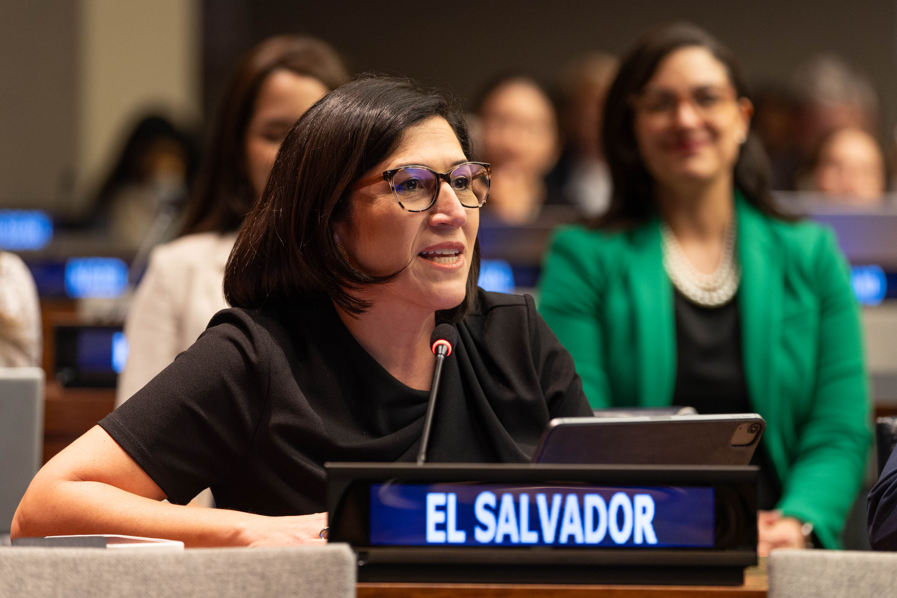 María Luisa Hayem, Minister of Economy, El Salvador - HLPF25 - 15Jul25 ...