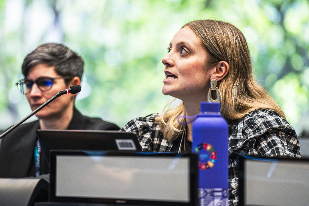 Morgan Simpson_MOP37_05Nov_photo.jpg | IISD Earth Negotiations Bulletin