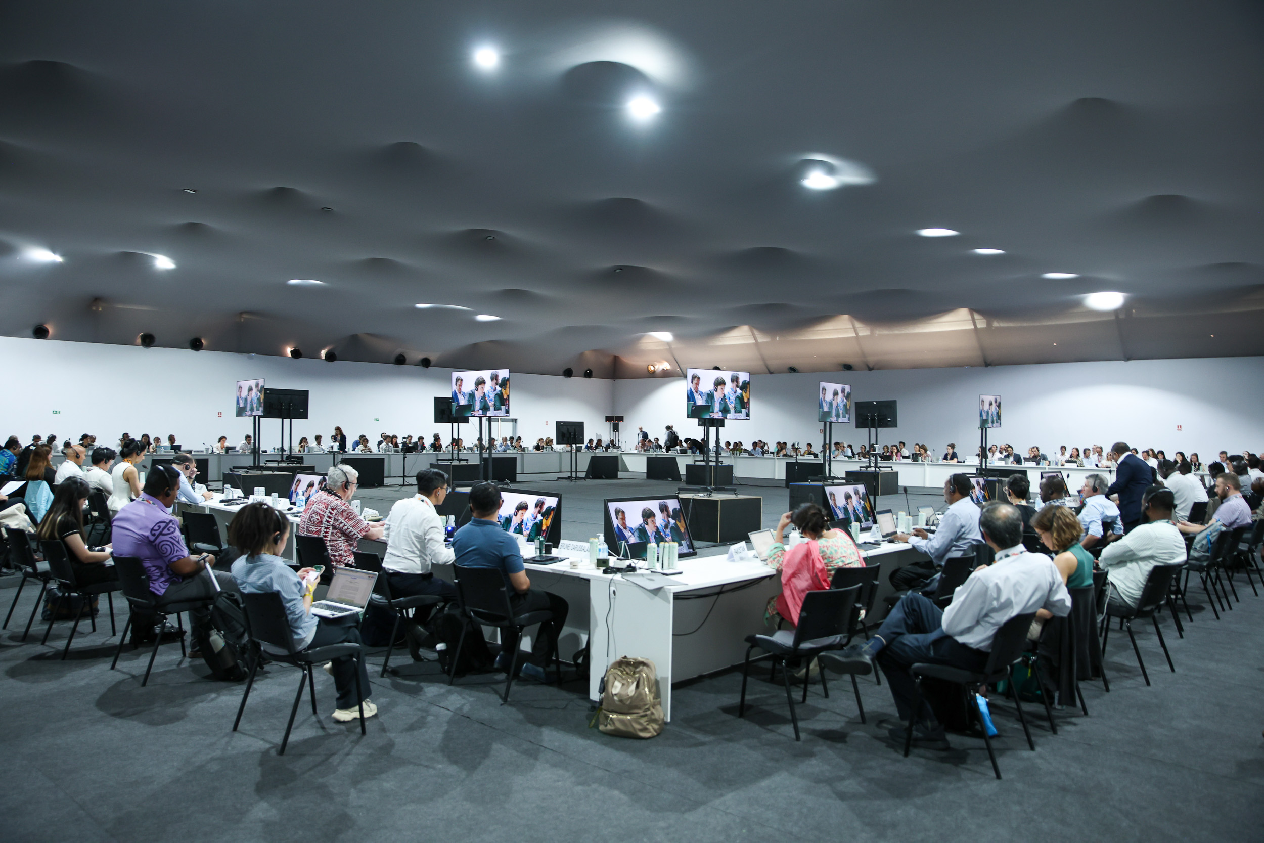 View of the room during a mutirão mobilization for the Belem Package ...