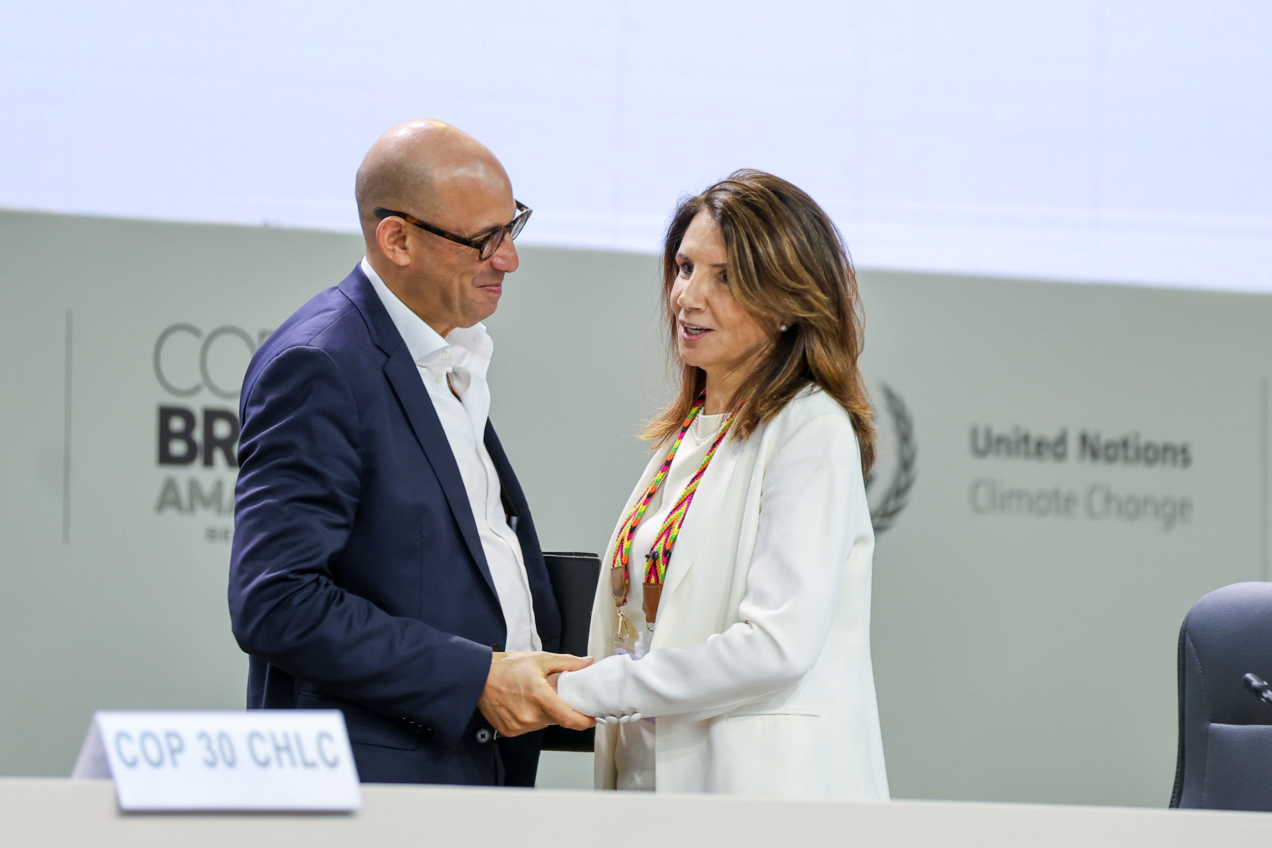 UNFCCC Executive Secretary Simon Stiell, with COP 30 Chief Executive ...
