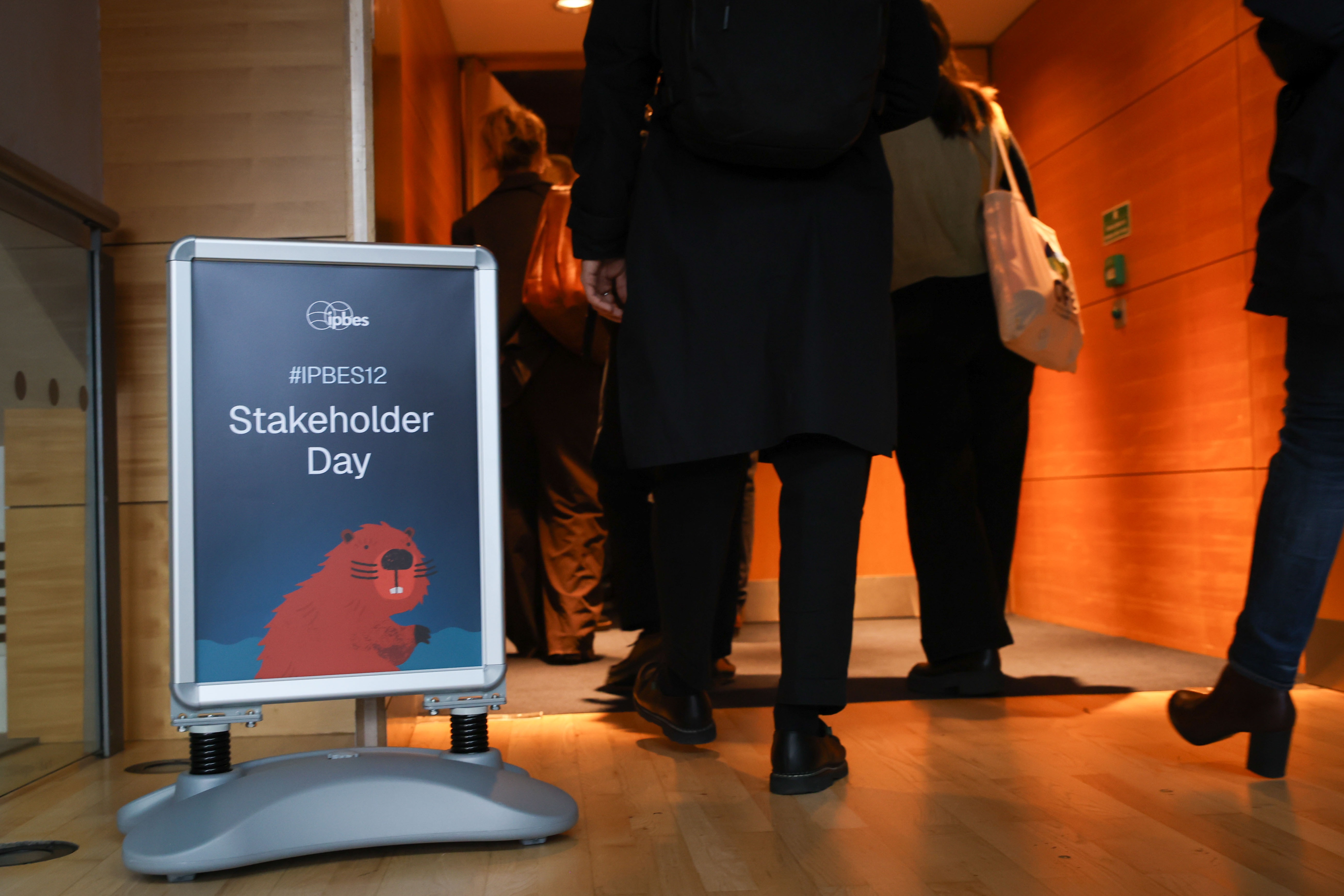 Stakeholder Day sign - IPBES 12 - 2Feb2026 - Photo | IISD Earth ...