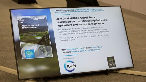 IUCN Presentation and Discussion of the Agriculture and Conservation ...