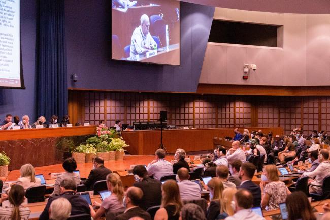 Plenary with RF - OEWG-44/ExMOP-5 - 16Jul2022 - Photo | IISD Earth ...