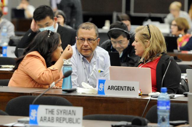 Delegates from Chile and Argentina - CITES CoP19 - 23Nov2022 - Photo ...