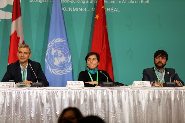 From L-R: Christophe Najdovski, Deputy Mayor, Paris, France; Marina ...