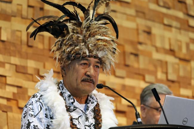 Felipe Nahoe, Rapa Nui Sea Council - IMPAC5 - 7Feb2023 - Photo | IISD ...