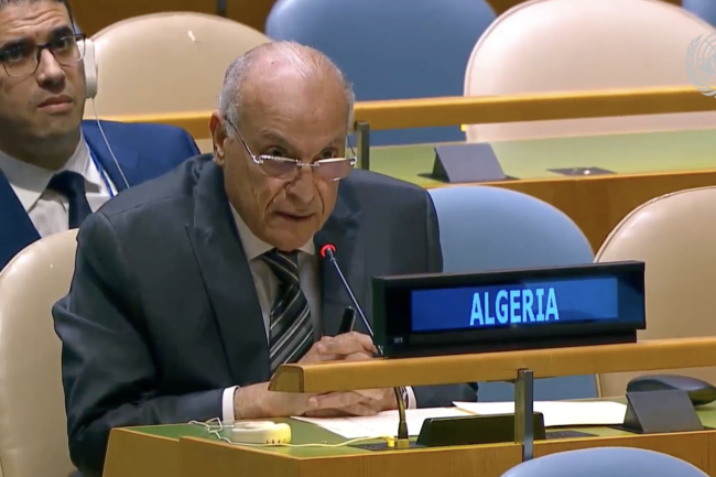 Ahmed Attaf, Algeria - Global Stocktaking SDG7 - 19 April 2024 - Photo ...