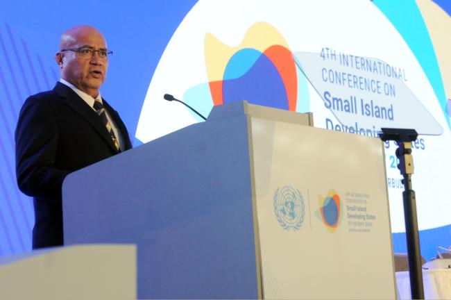 Feleti Teo, Prime Minister of Tuvalu - 4th SIDS Conference - 27May2024 ...