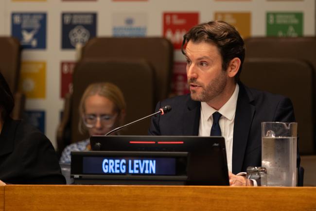Greg Levin, Founder, New Leaf Climate Partners - HLPF2024 - 8Jul24 ...