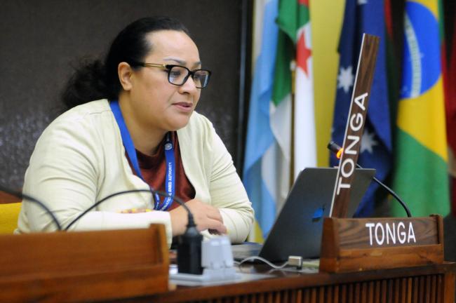 Jeanett Vea, Tonga - ISA Council 29th Session Part II - 17Jul2024 ...