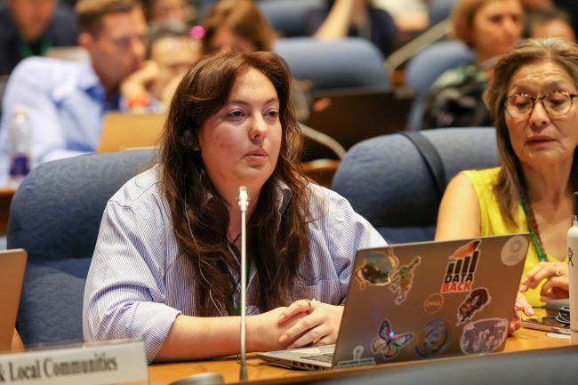 Katie Riddle, International Indigenous Forum on Biodiversity - CBD-DSI2 ...