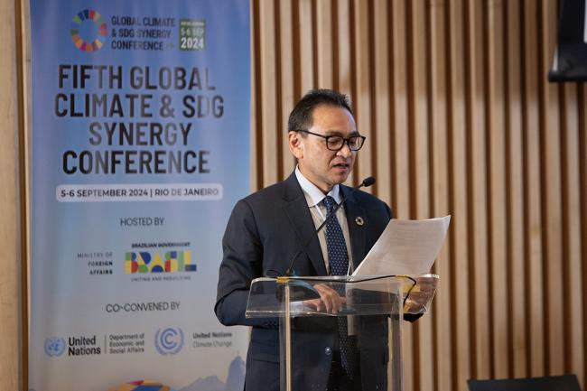 Minoru Takada, Deputy Director, UN Forum on Forests Secretariat at ...
