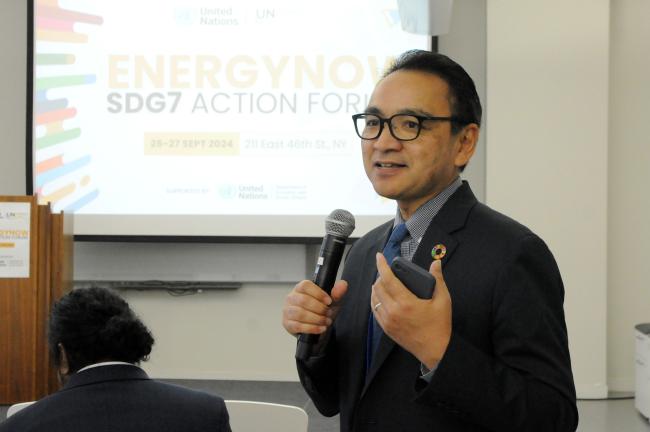 Minoru Takada, UN-Energy Secretary, UN DESA - ENERGYNOW SDG7 Action ...