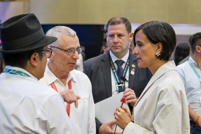 David Cooper, CBD Deputy Executive Secretary, and María Susana Muhamad ...