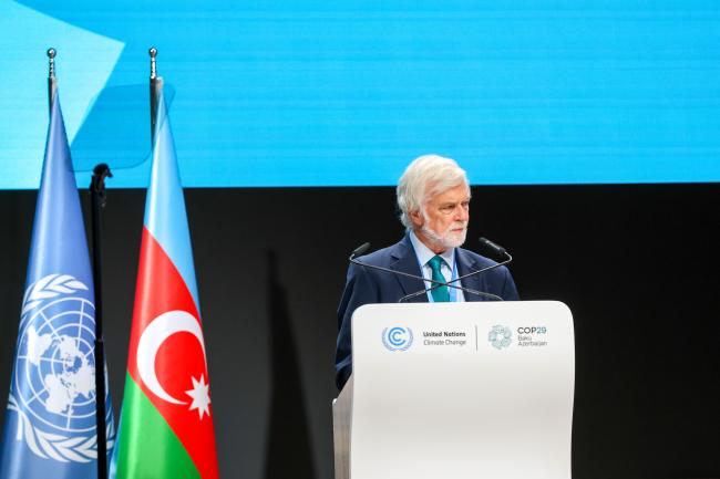 Intergovernmental Panel on Climate Change Chair Jim Skea - UNFCCC-COP29 ...