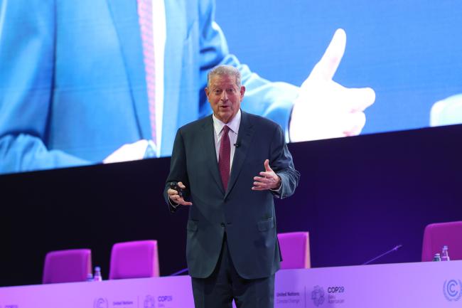 Al Gore, Former US Vice President - UNFCCC-COP29 - 15Nov2024 - Photo ...