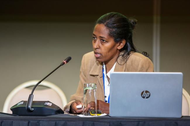Azeb Asrat, Ethiopia_OEWG1_26Jun25_photo.jpg | IISD Earth Negotiations ...