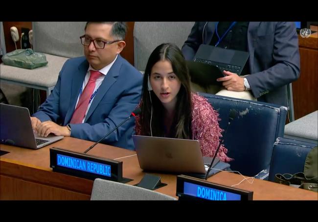 Sarah Martínez, Dominican Republic - 2nd Session of the BBNJ PrepCom ...