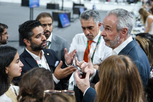 Albara Tawfiq, Saudi Arabia, and COP 30 President André Corrêa do Lago ...